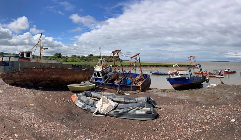 Natural Resources Wales / NRW takes action to clear derelict vessels ...