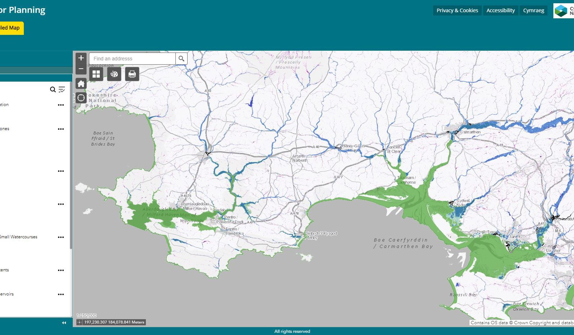 Natural Resources Wales / NRW launches flood map for planning